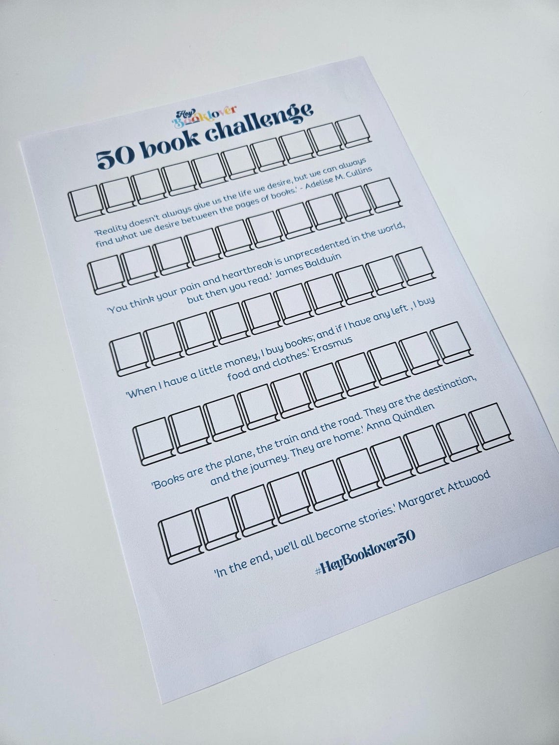 50 Book Challenge, Reading Challenge Poster, 2025 Reading Tracker, Book ...