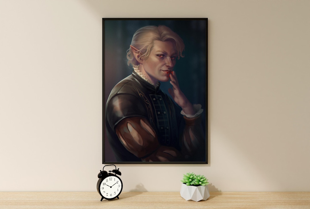 Astarion Wall Art, Astarion Poster, Astarion Art, Baldur's Gate 3 ...