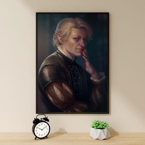 Astarion Wall Art, Astarion Poster, Astarion Art, Baldur's Gate 3 ...