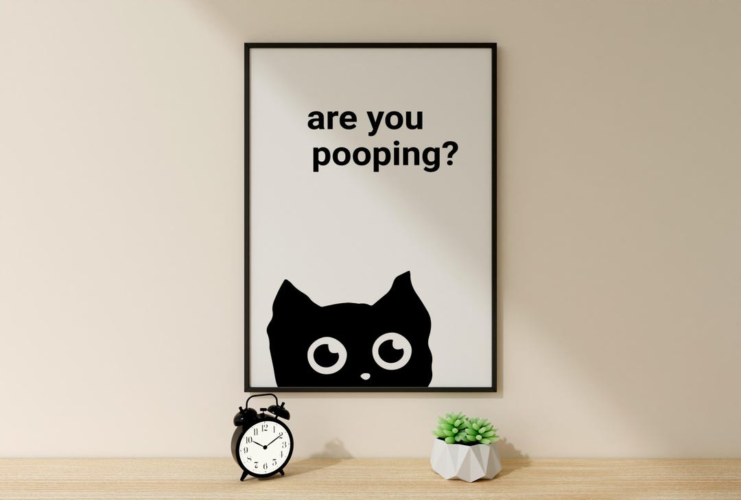 Are You Pooping, Meme Canvas, Are You Pooping Poster, Funny Meme Poster ...