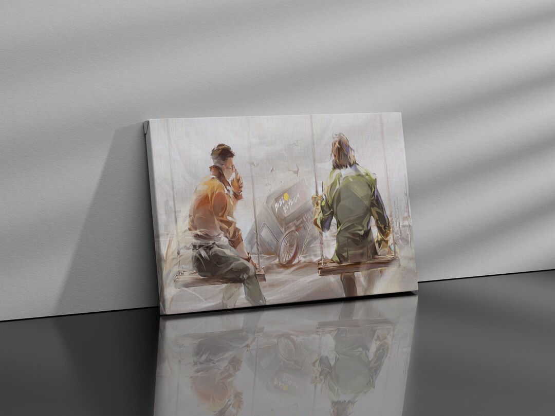 Disco Elysium Art, Disco Elysium Print, Horse Print, Gaming Canvas ...