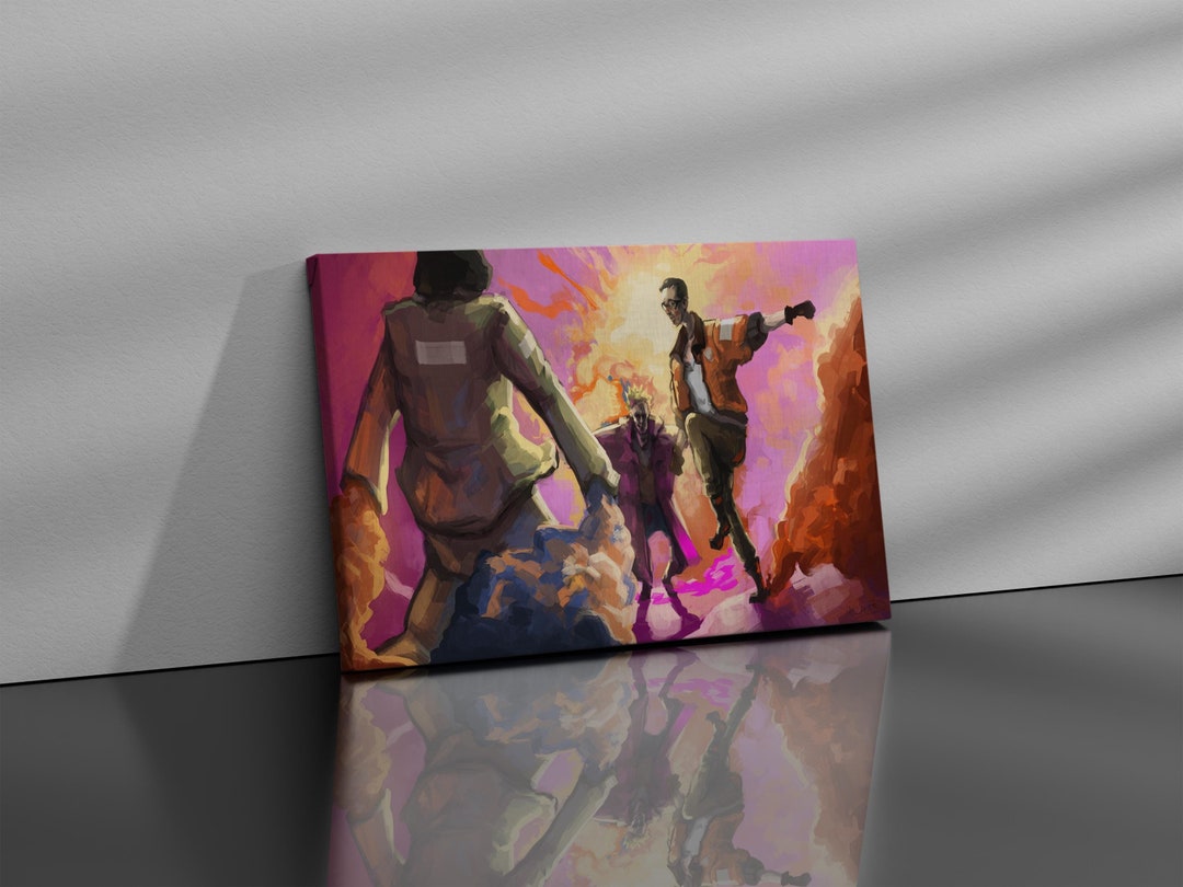 Disco Elysium Art, Disco Elysium Print, Horse Print, Gaming Canvas ...