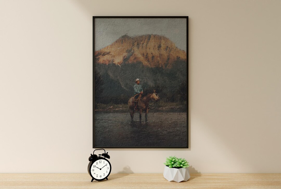 Western Poster, Vintage Old Posters, Old Stlye Art, Ready to Hang, for ...