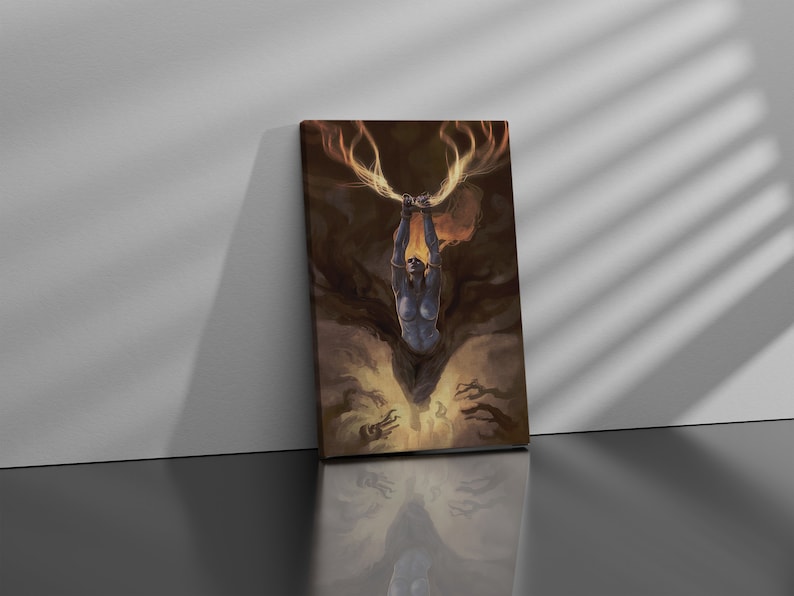 Queen Marika Wall Art, Elden Ring Marika Wall Art, Marika Canvas, Video ...