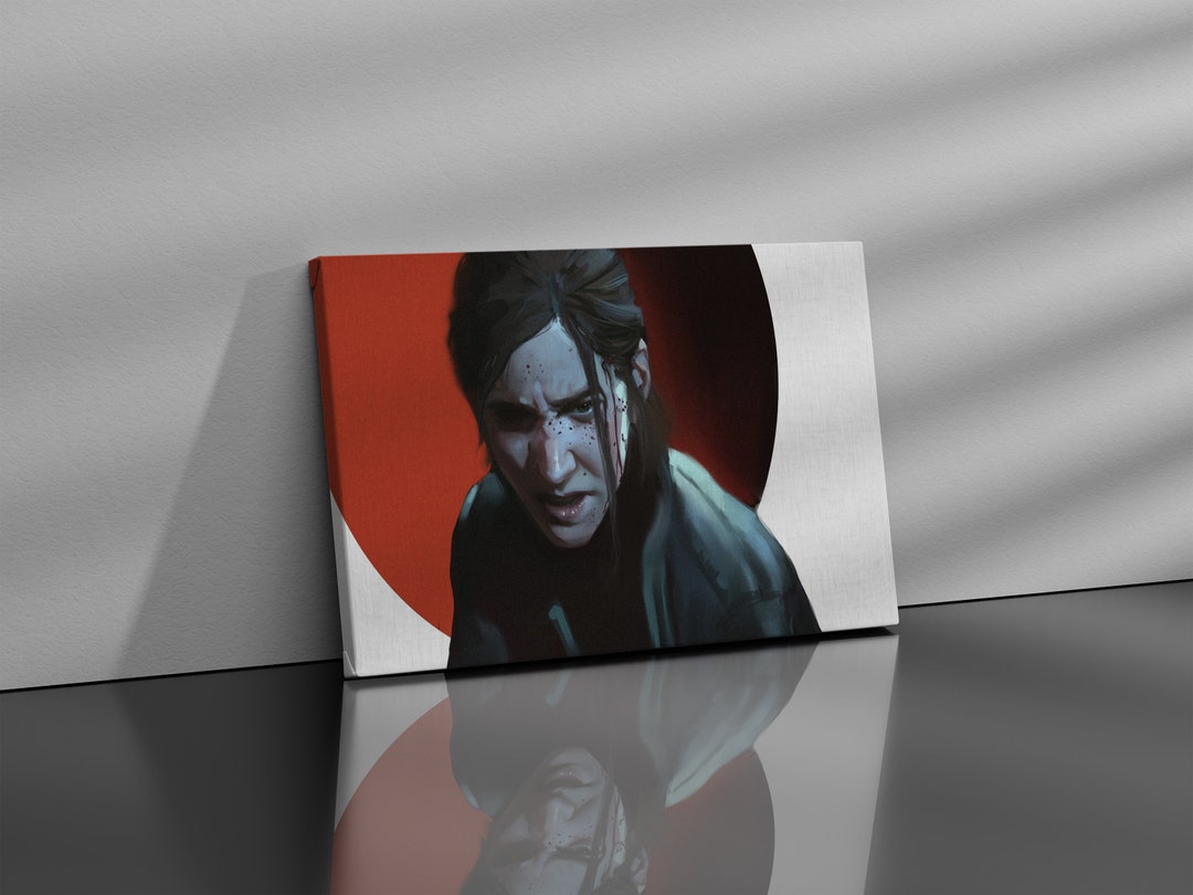 The Last of Us Part 2 Art, Ellie Williams Canvas, Ellie Art, TLOU Art ...