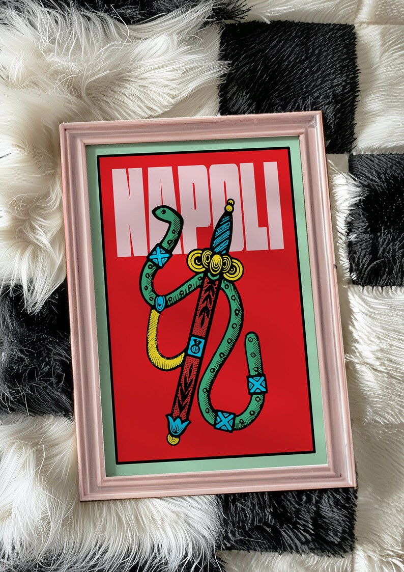 Italian Poster Art, Italian Cards, Briscola Cards, Maximalist, Retro ...
