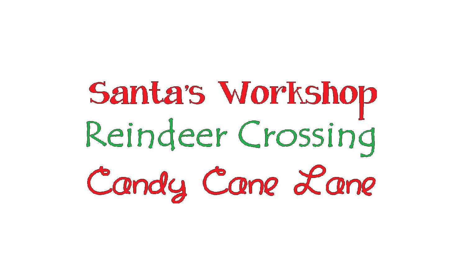 Santas Workshop Vinyl Lettering Decals 3 Sayings to Make | Etsy