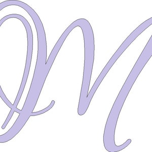 Extra Large Monogram Wall Decal 18 X 23 - Etsy