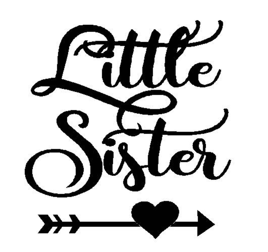Big Sister Middle Sister Little Sister Baby Brother in | Etsy