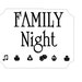 Family Night Vinyl Decal With Assignments and Graphics - Etsy