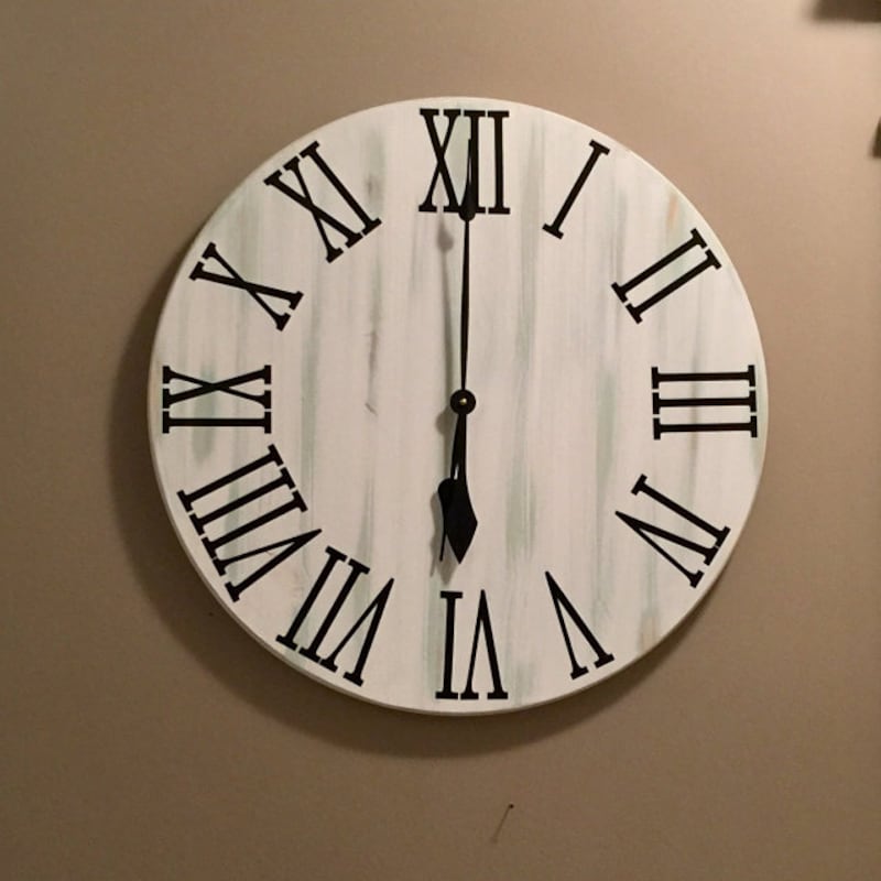 Clock Wall Decal - Etsy