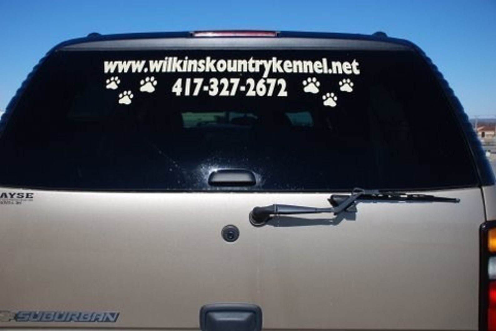 Custom Car Window Decal 36 X 9 Inches - Etsy