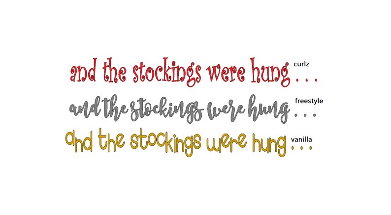 The Stockings Were Hung Christmas Stockings Quote Vinyl Decal - Etsy