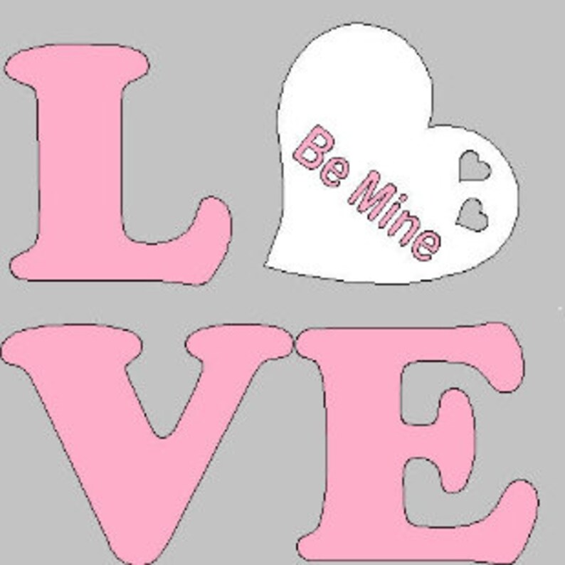LOVE Decal for 8 X 8 Glass Block Decal Only Block Not Included - Etsy