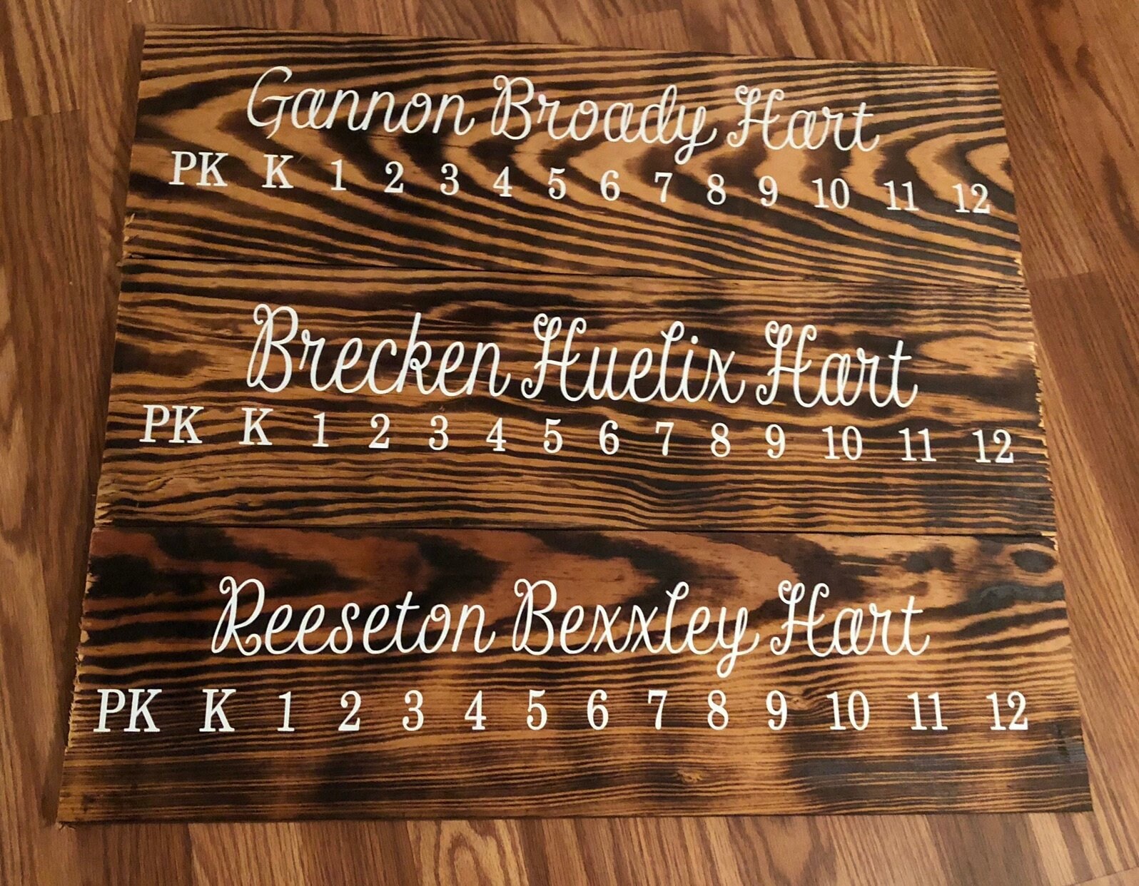 School Days decal. K-12 or PK 12 with child's name to | Etsy