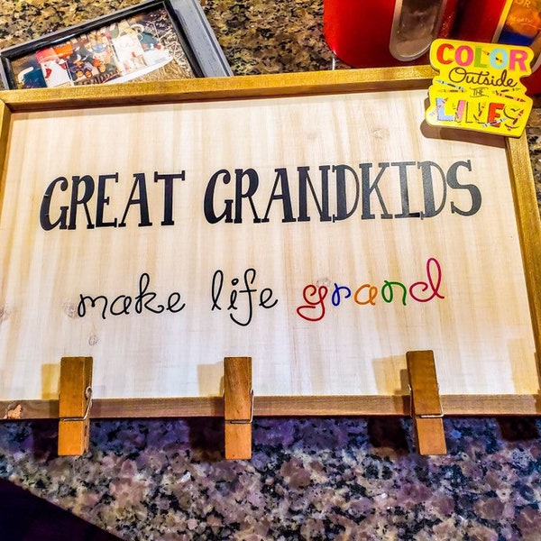 Great Grandkids Sign - Etsy