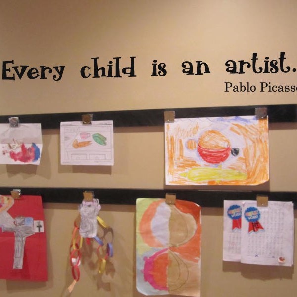 Every Child is an Artist Display - Etsy