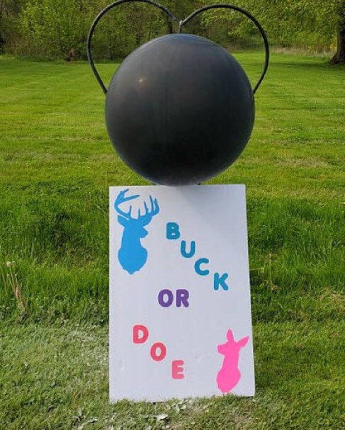 Buck and Doe Silhouette Stencil or Decal as Shown in the First Picture ...