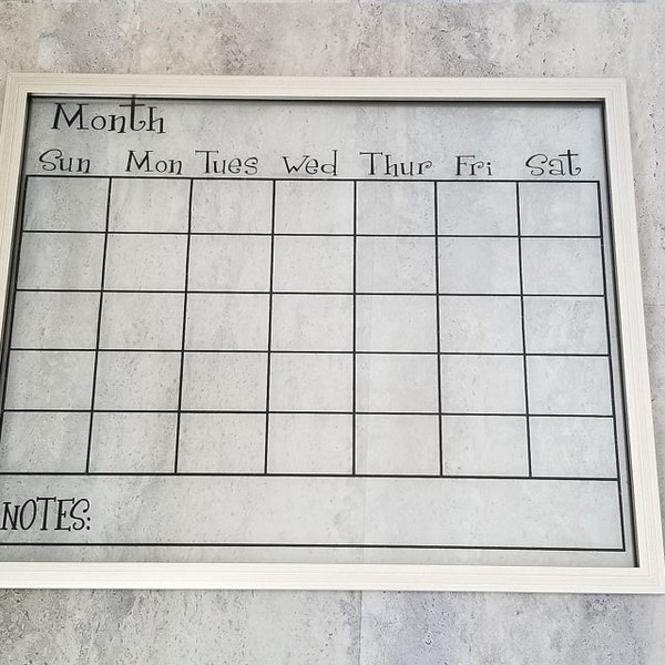 Vinyl Calendar - Etsy