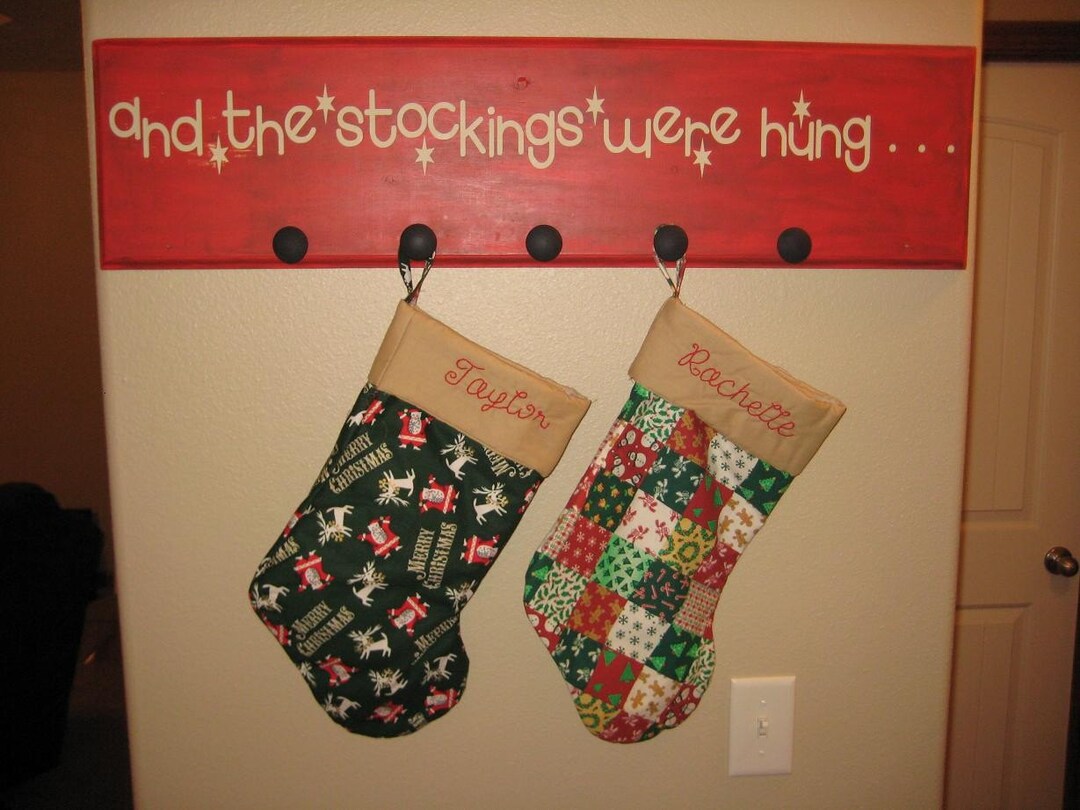 DIY Decal Only and the Stockings Were Hung Christmas Stockings Quote ...