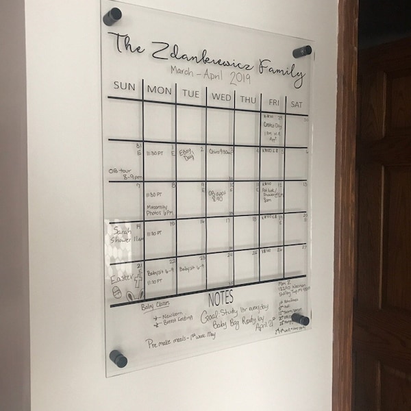 Vinyl Calendar - Etsy