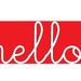 Hello Vinyl Lettering Decal for Front Door 14 X 5.25 - Etsy