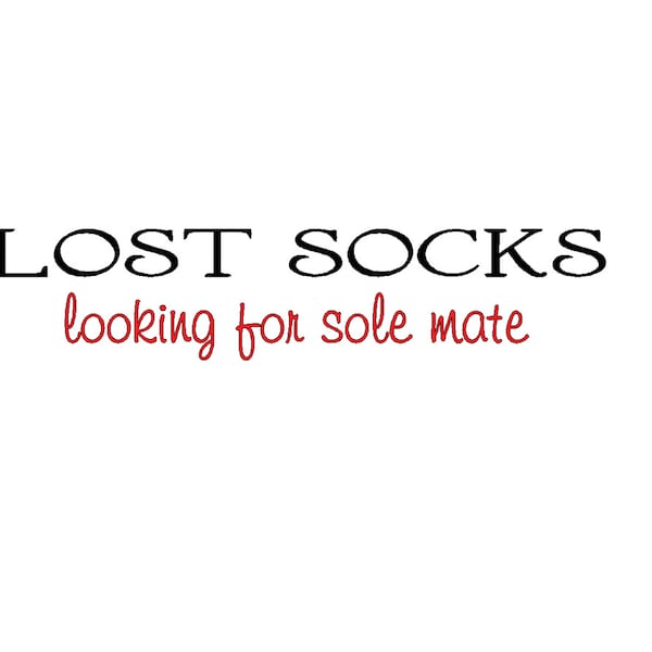 Lost Socks - Etsy