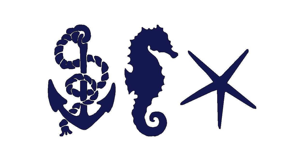 3 Custom Nautical Decals Iron on or Adhesive Vinyl | Etsy