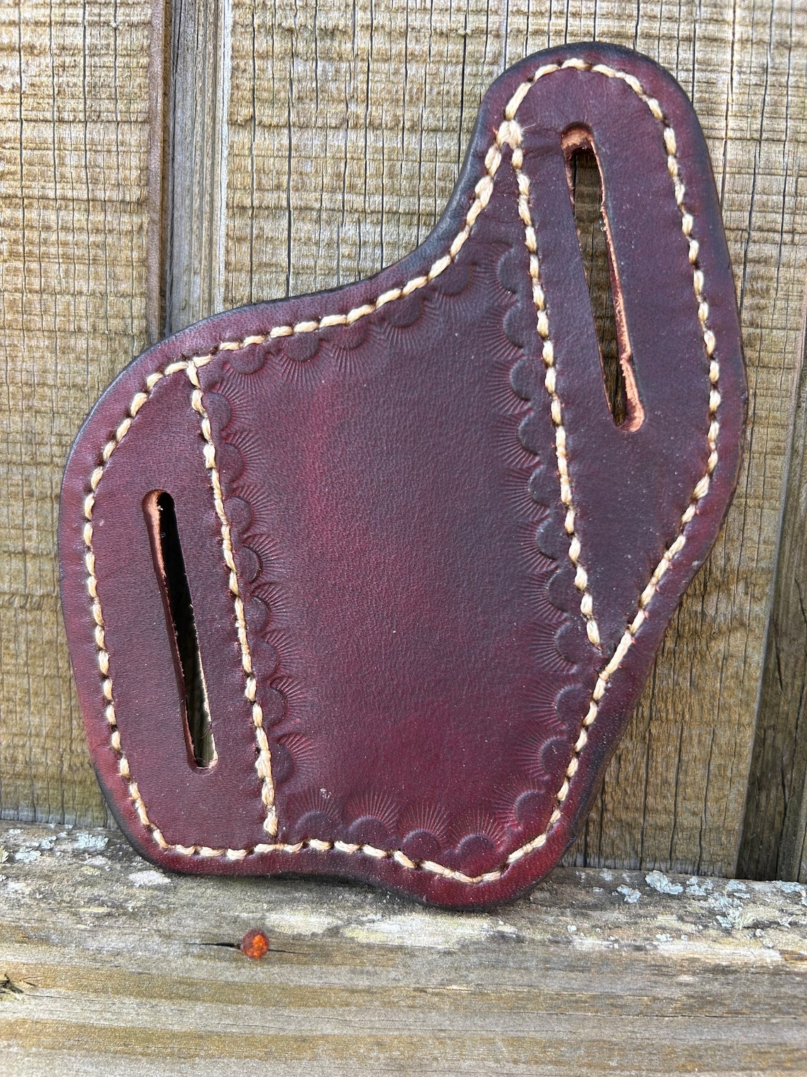 Leather Pancake Knife Sheath - Etsy