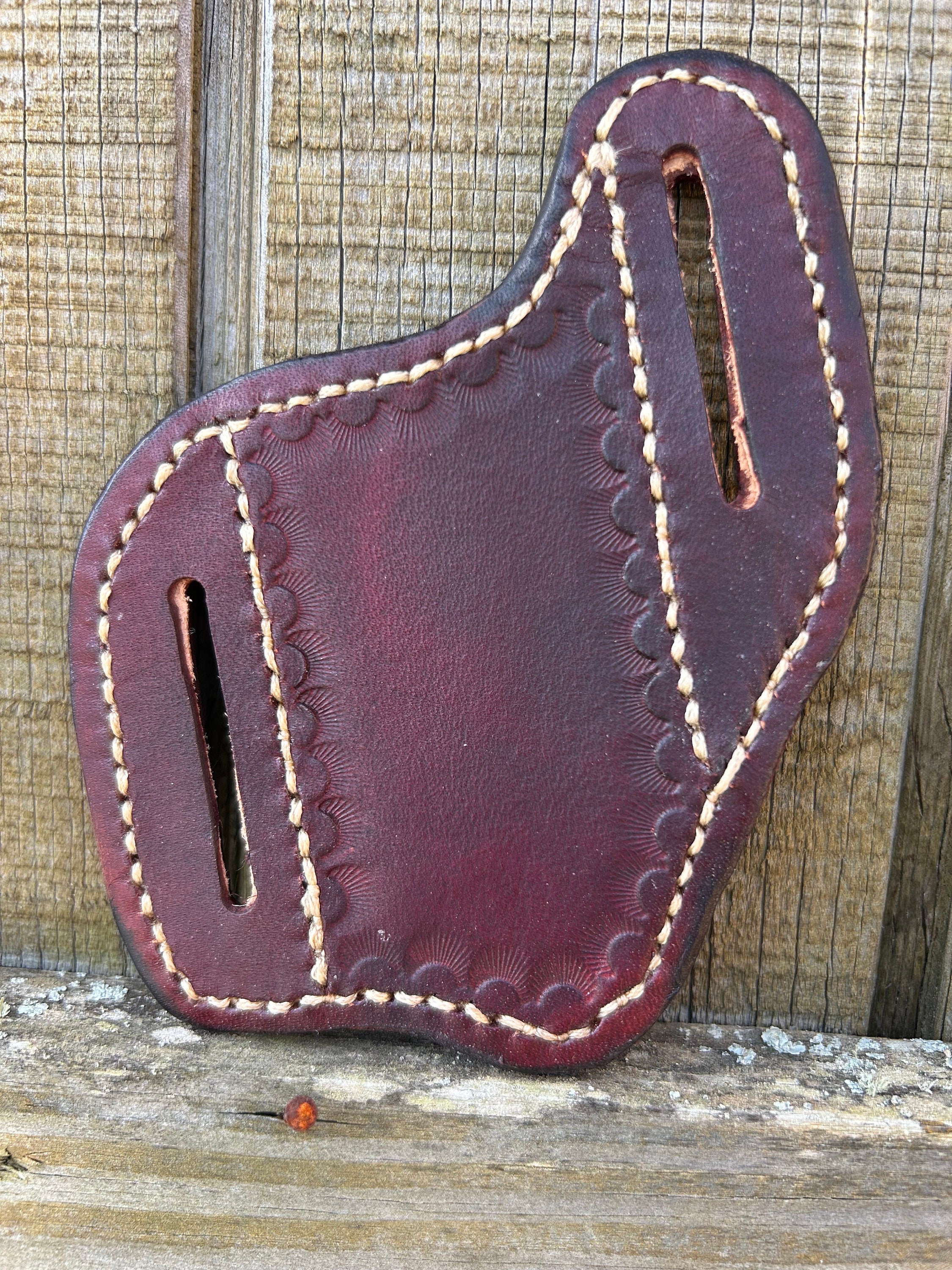 Leather Pancake Knife Sheath - Etsy