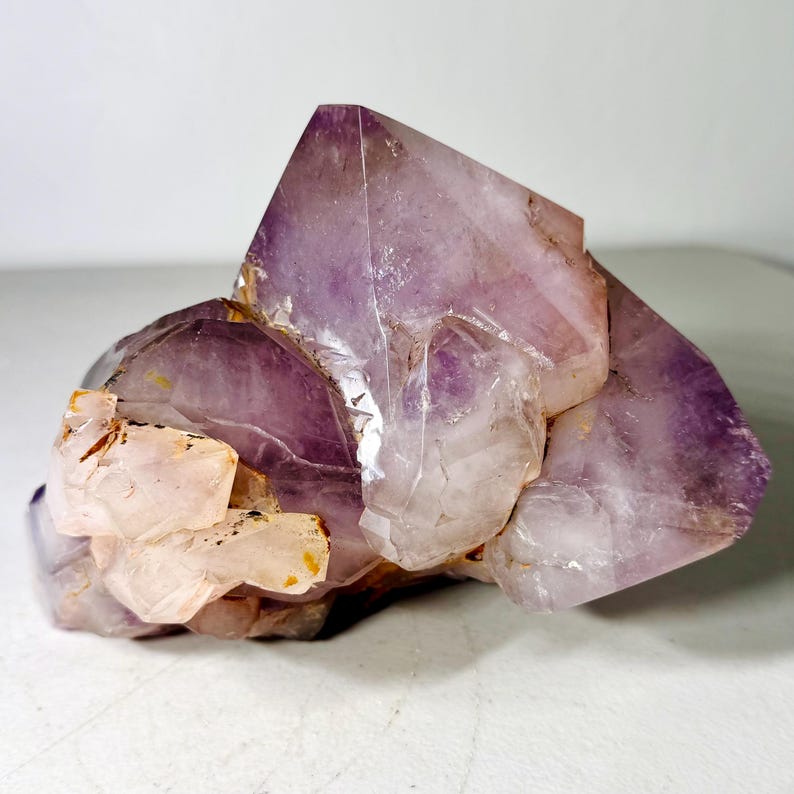 Large Amethyst Crystal Cluster on Matrix With Well-defined Prisms – 7.5 ...