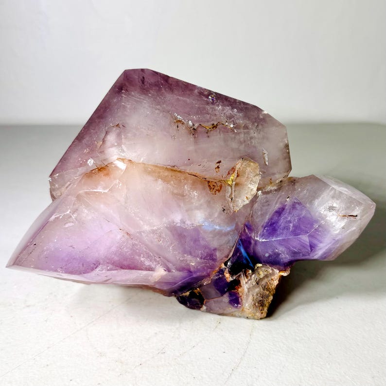Large Amethyst Crystal Cluster on Matrix With Well-defined Prisms – 7.5 ...
