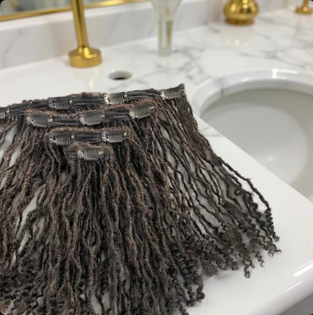 Sister Loc Clip Ins With Curly Ends - Etsy