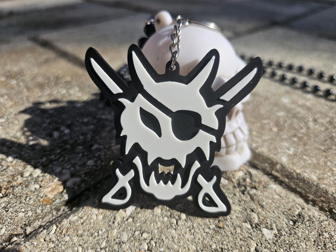 Majima Pirate Flag 3D Keychain Hawaii Yakuza - Etsy