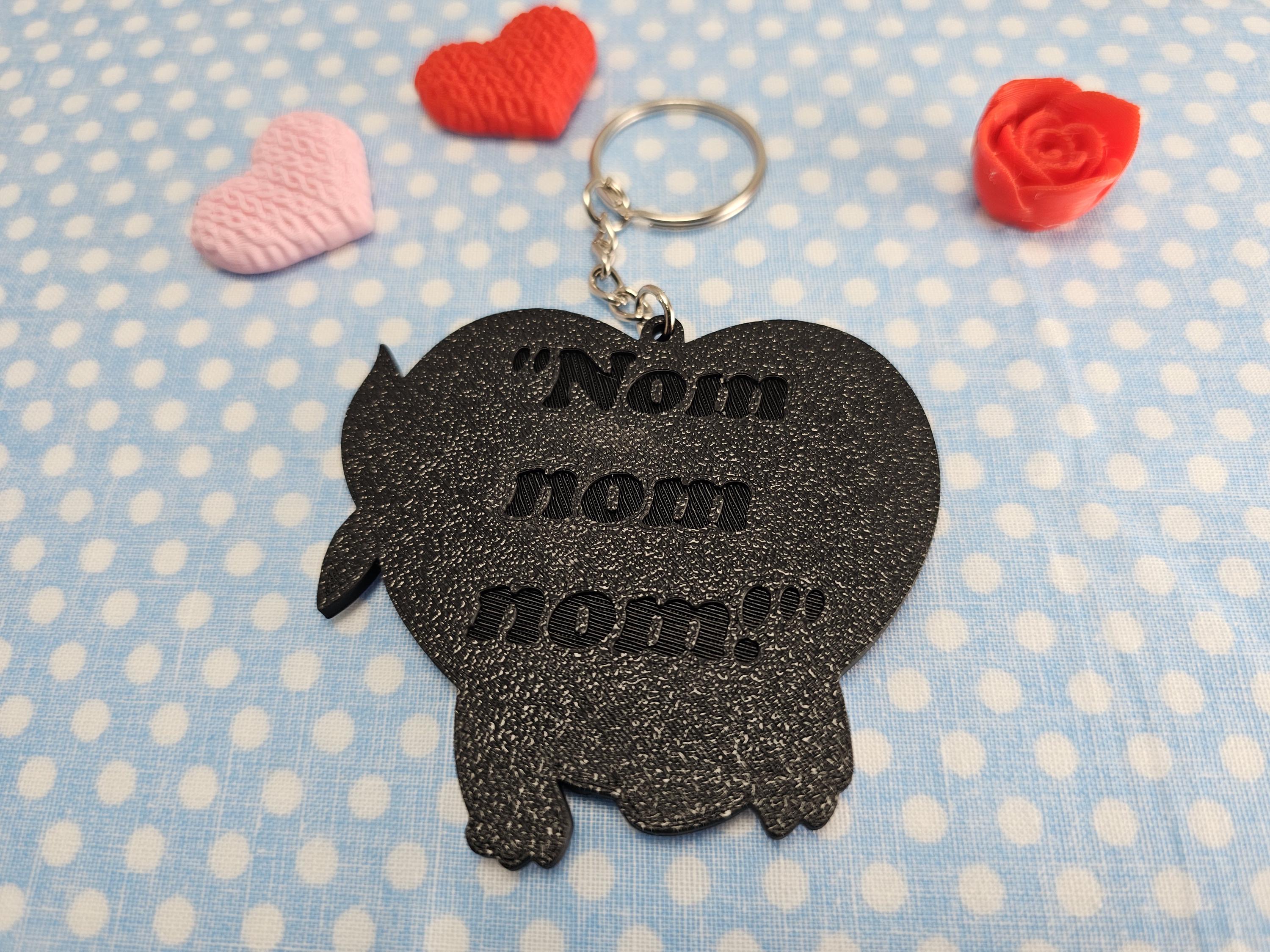 Jeff the Shark Heart Rivals 3D Anime Valentine's Keychain - Etsy