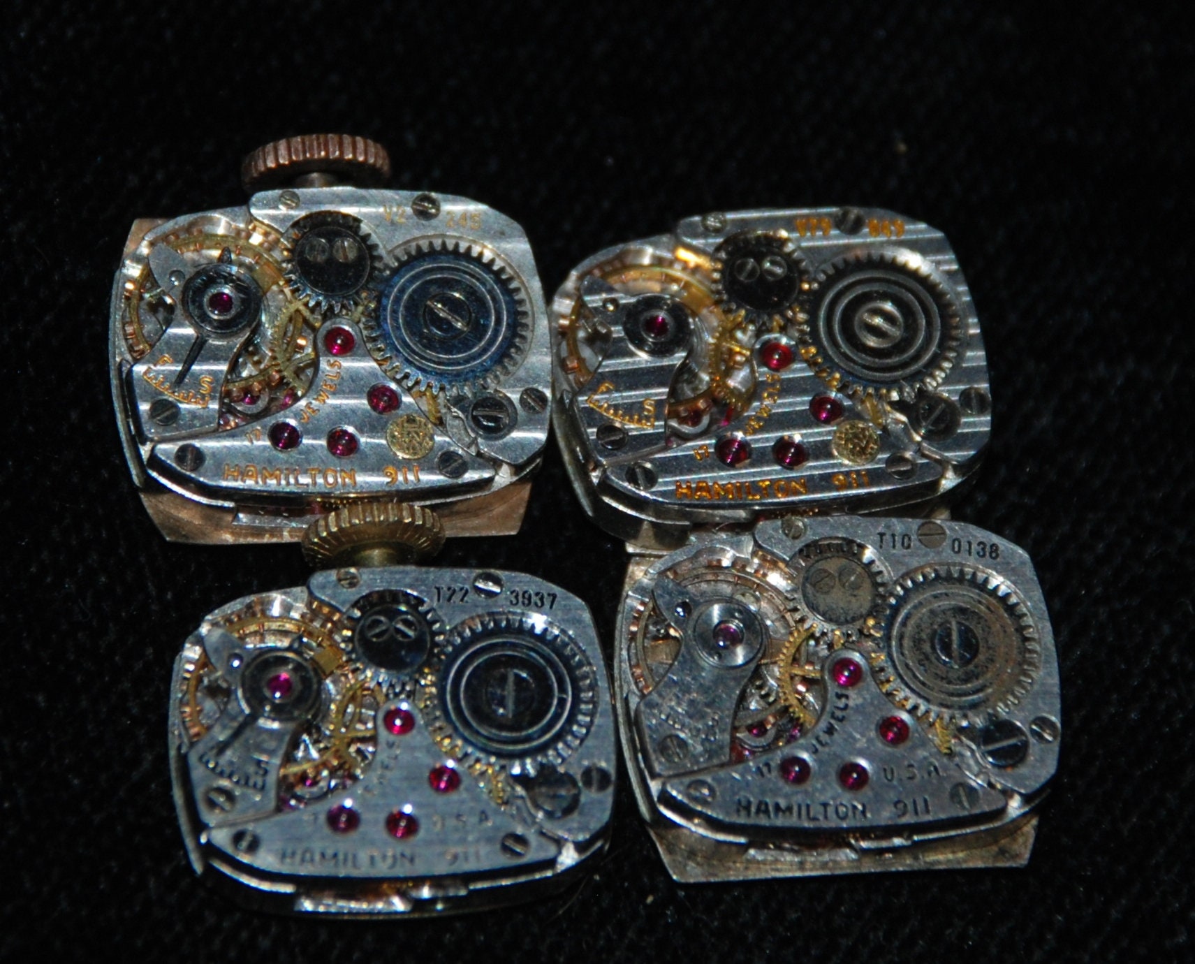 Beautiful Vintage Antique Hamilton Watch Movements With Dials - Etsy