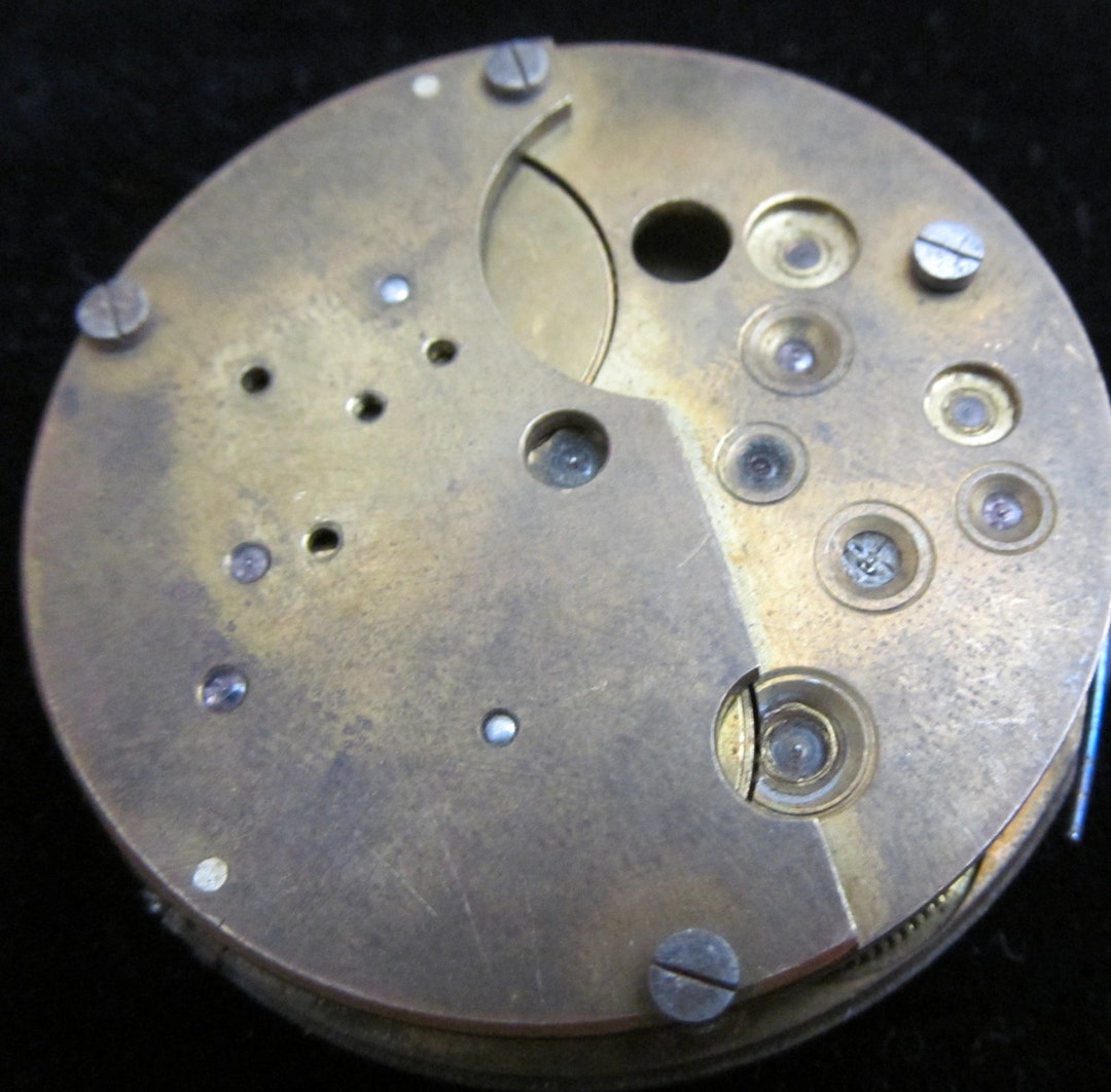 Gorgeous Vintage Antique Pocket Watch Movement Steampunk Altered Art ...