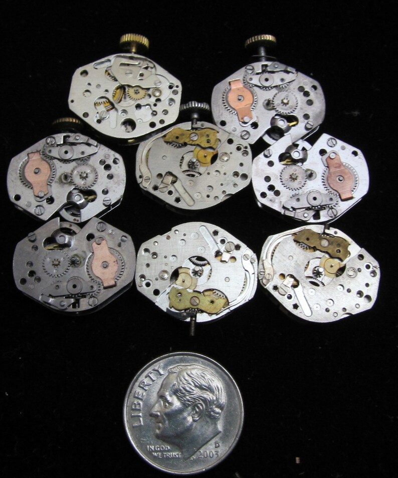 Vintage Antique Industrial Looking Watch Movements Steampunk | Etsy