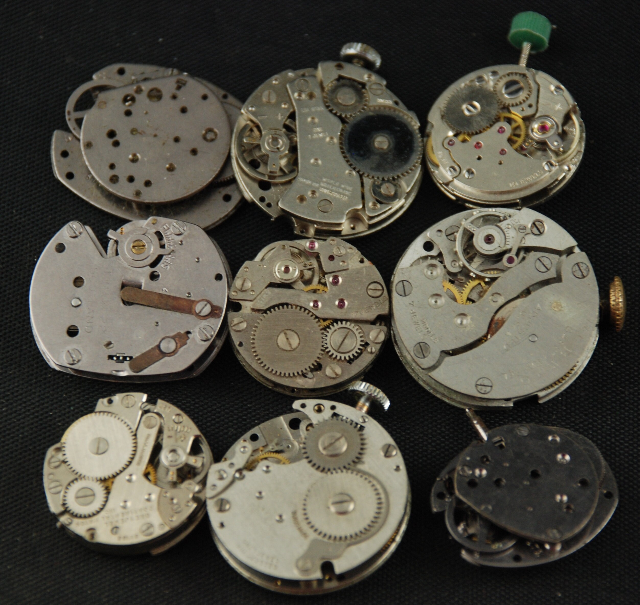 Vintage Antique Industrial Looking Watch Movements Steampunk Altered ...