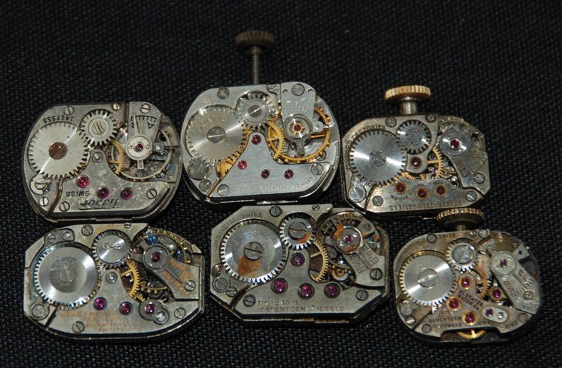 Vintage Antique Watch Movements Steampunk Altered Art RE 52 - Etsy