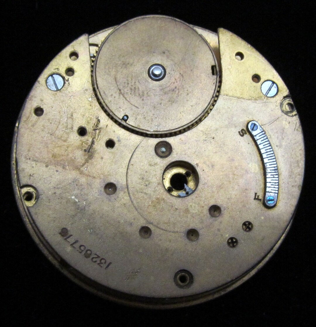 Vintage Antique Watch Pocket Watch Movement Steampunk Altered Art P 61 ...