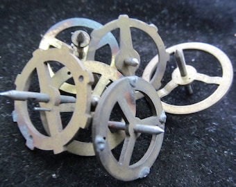 58x PLASTIC COGS and GEARS Steampunk Clock Watch Robot Parts Diy Beads ...