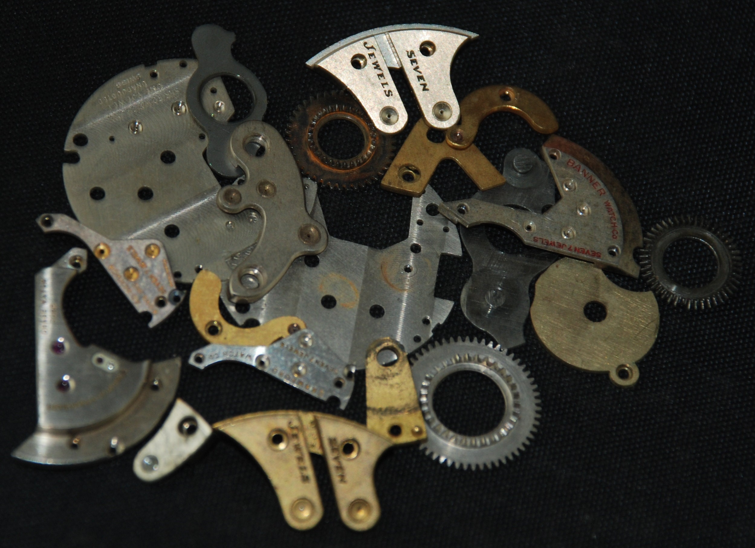 Destash reloj piezas de reloj ensamblaje industrial alterado - Etsy España