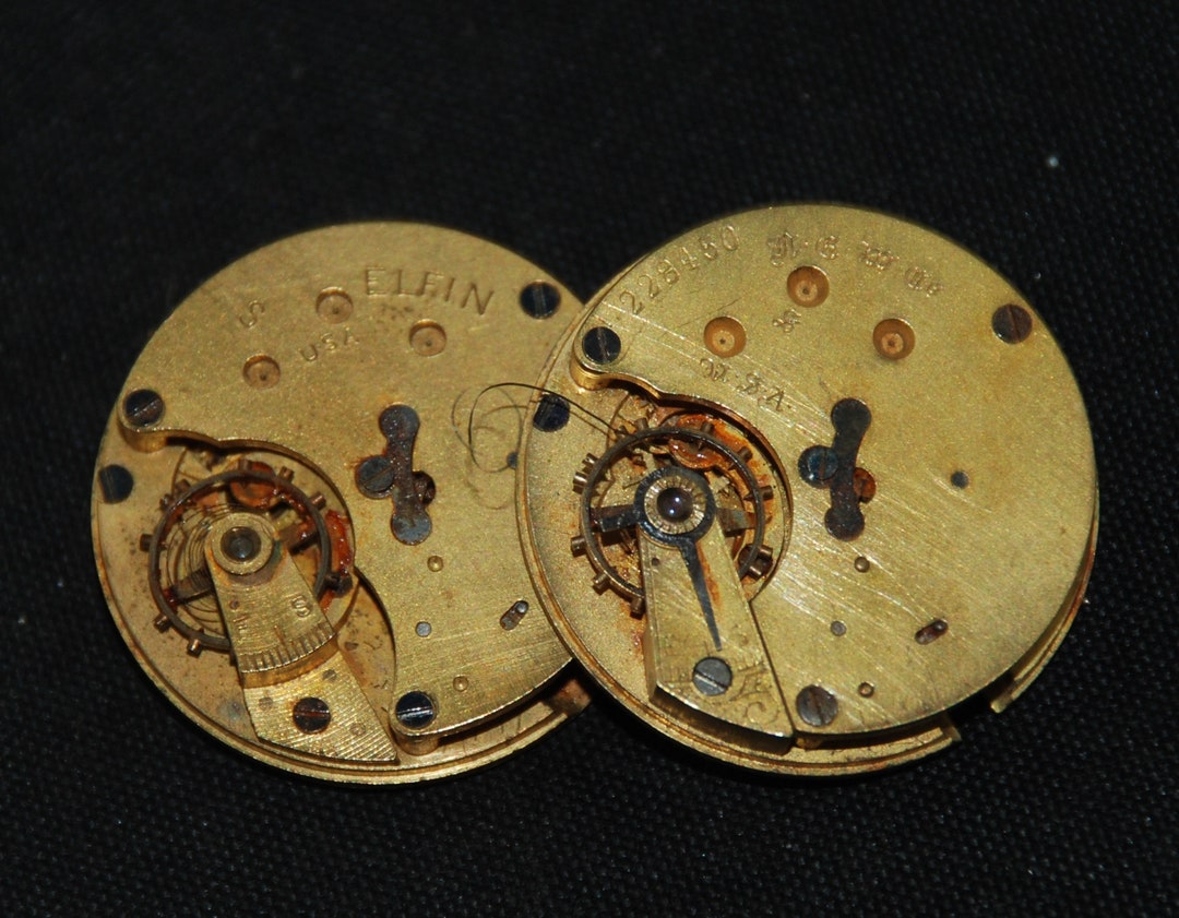 Vintage Antique Round Watch Movements With Steampunk ST 32 - Etsy