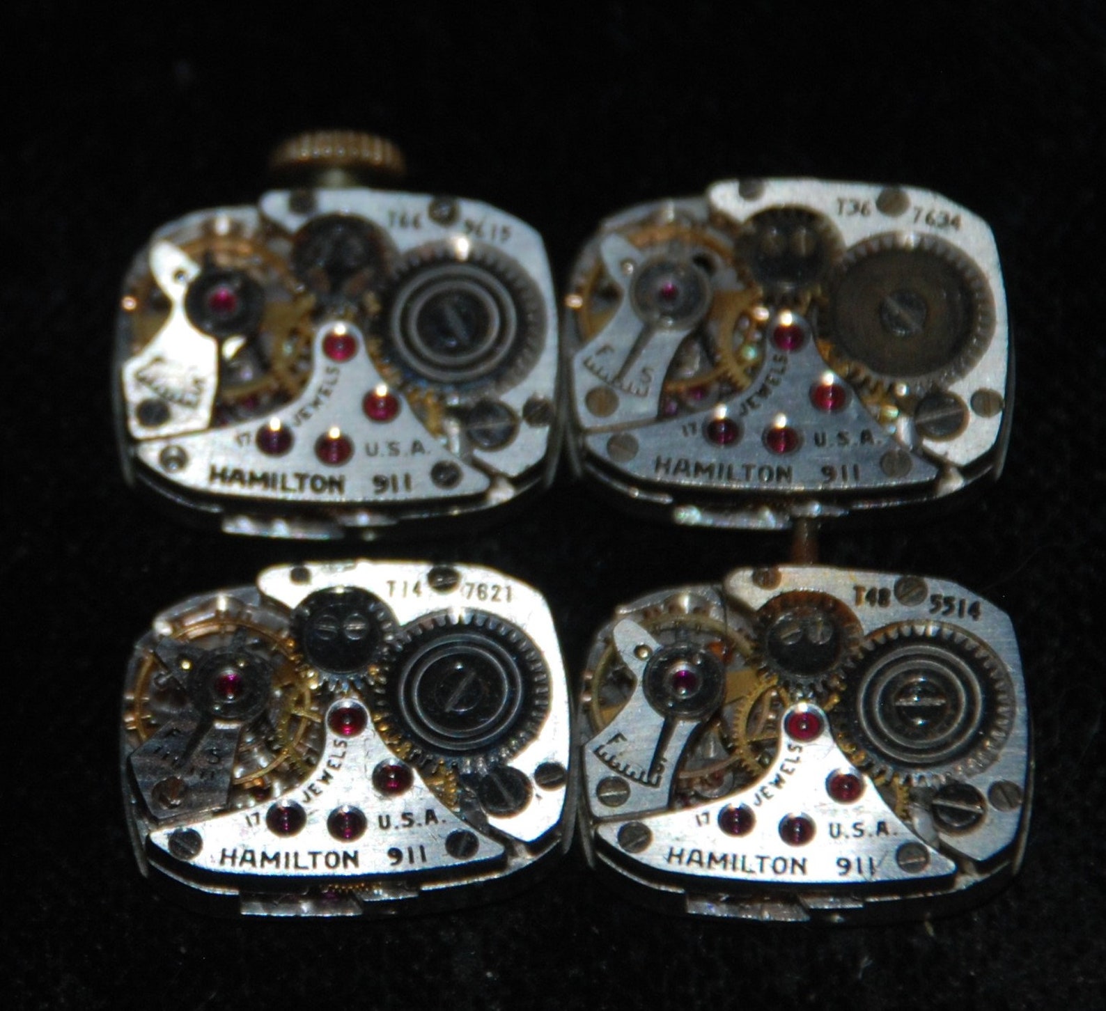 Beautiful Vintage Antique Hamilton Watch Movements Steampunk Altered ...