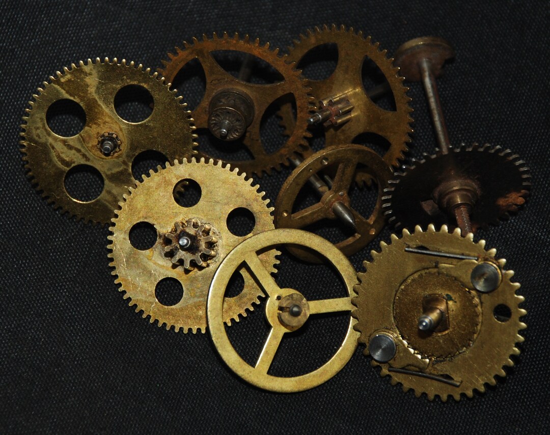 Steampunk Supplies Large Watch Clock Parts Cogs Gears Wheels - Etsy