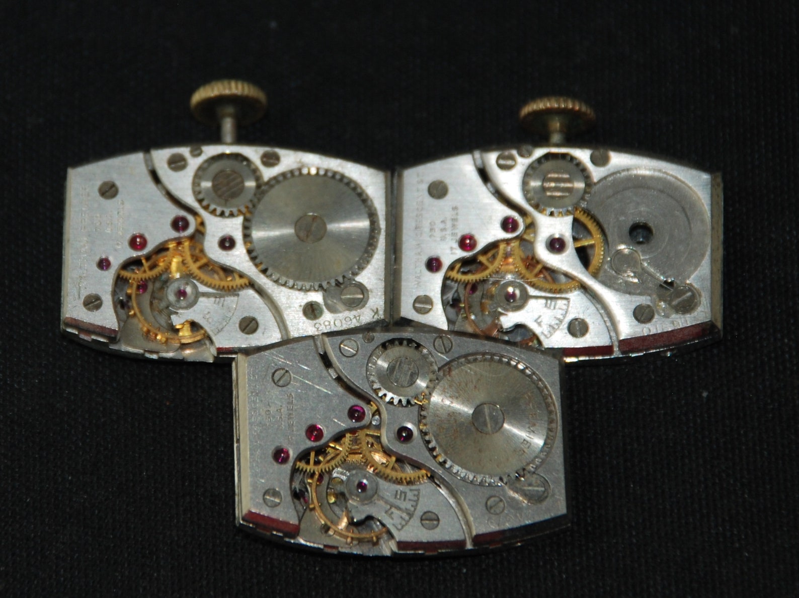 Vintage Antique Rectangle Watch Movements Steampunk Altered | Etsy