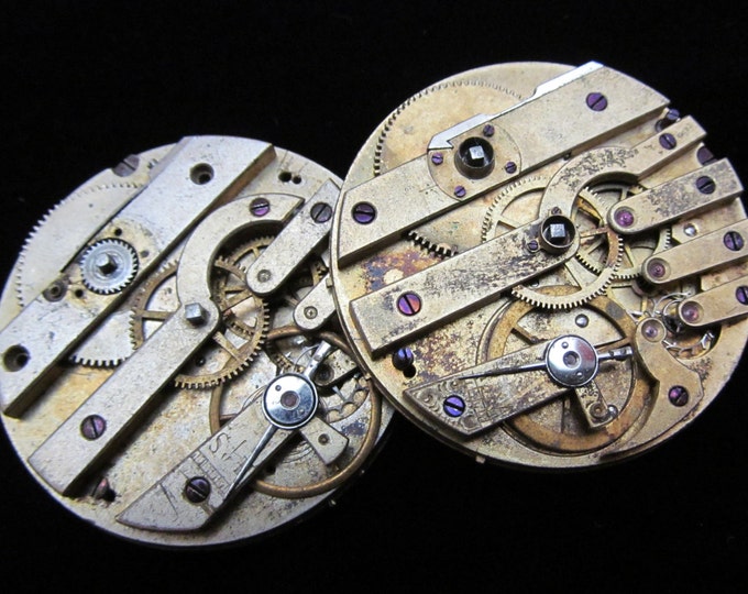 Vintage Antique Watch Pocket Watch Movements Steampunk Altered - Etsy