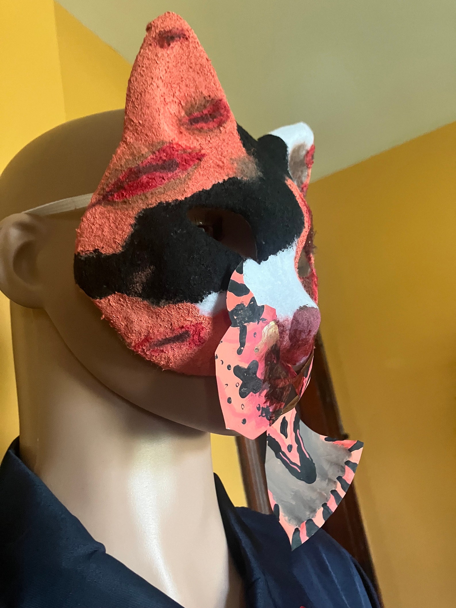 Calico Cat Therian Mask Premade - Etsy