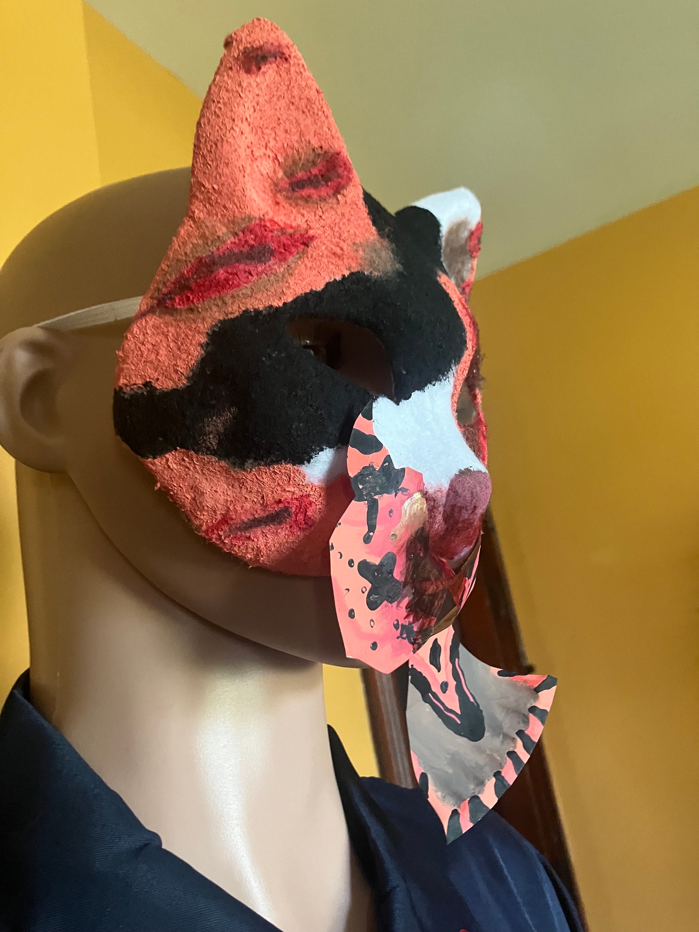 Calico Cat Therian Mask Premade - Etsy